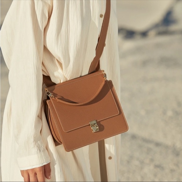 Polene | Bags | Polene Numero Sept Textured Camel Bag | Poshmark